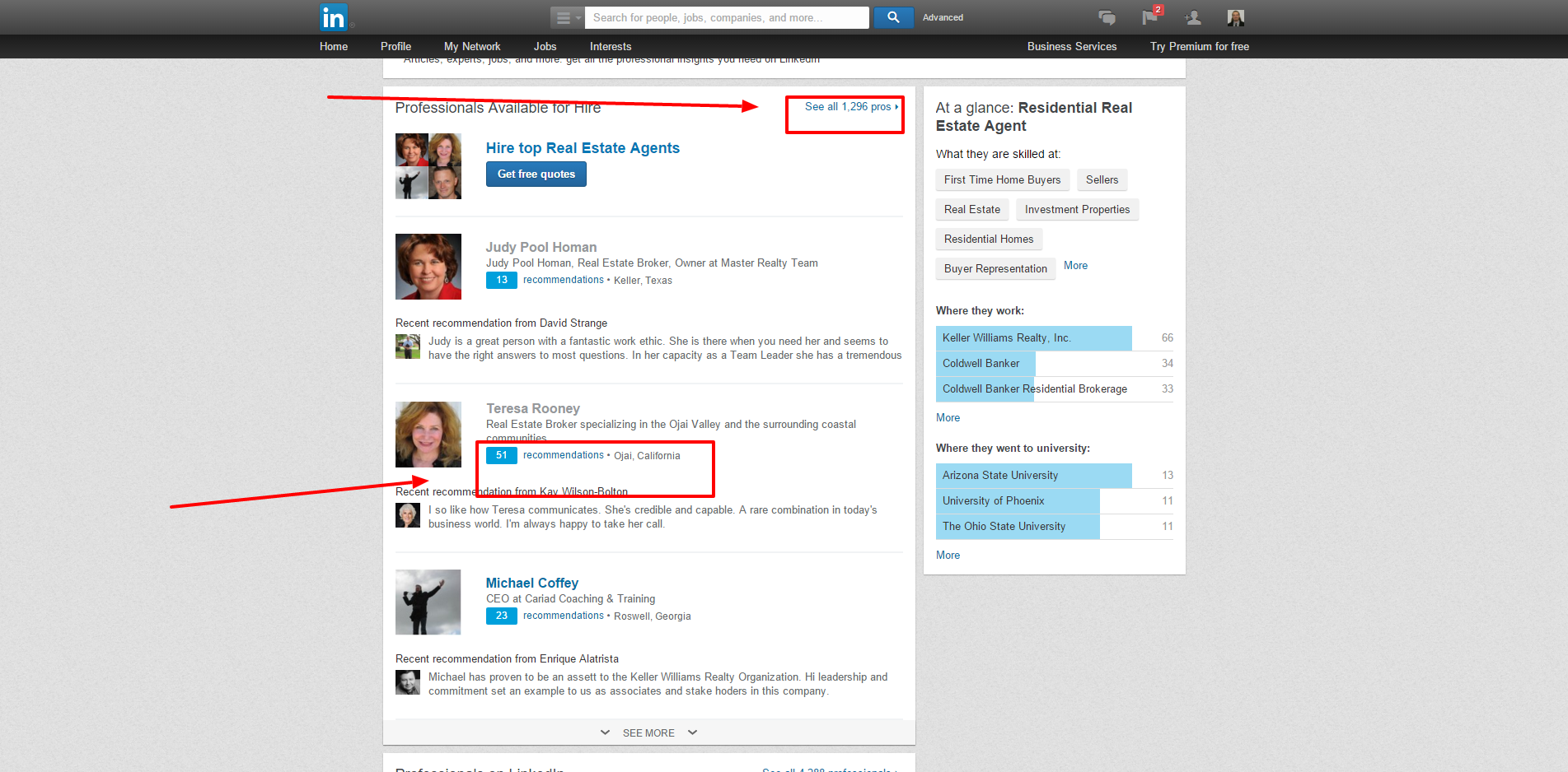 Top 25 Residential Real Estate Agent profiles LinkedIn Landing Page ...